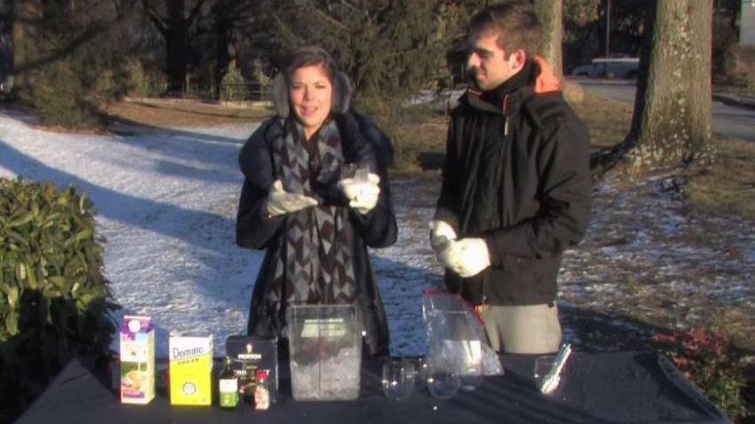 Amelia Draper Makes Ice Cream Outside in the Bitter Cold – NBC4 Washington