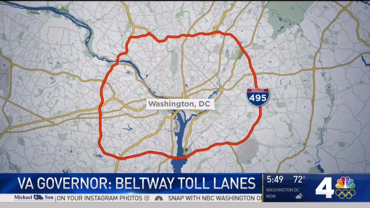 Could Toll Lanes Come to the Entire Beltway? – NBC4 Washington