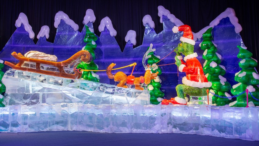 ICE! at Gaylord National Debuts Grinch-Themed Wonderland – NBC4 Washington