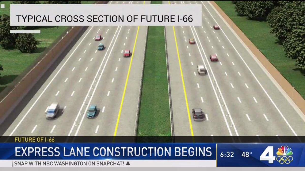Construction on I-66 Express Lanes Begins – NBC4 Washington