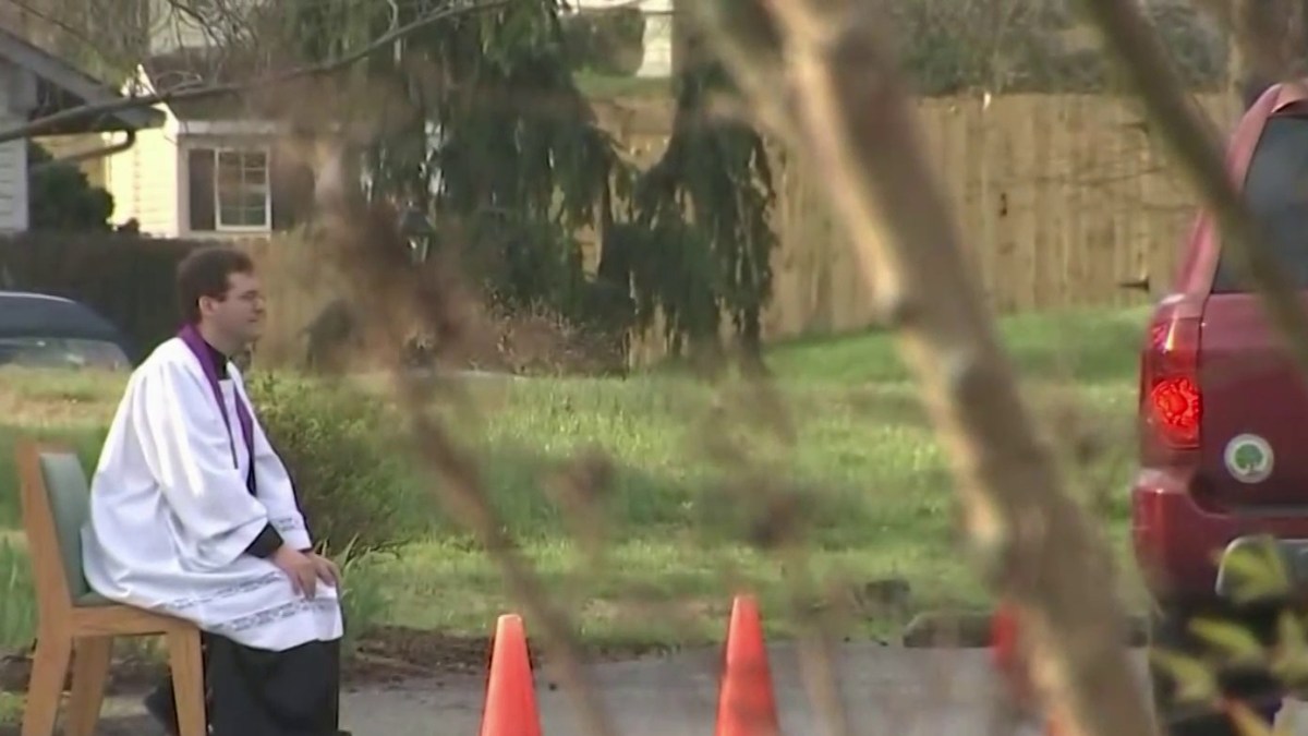 Maryland Priest Holds Drive-Thru Confessional – NBC4 Washington
