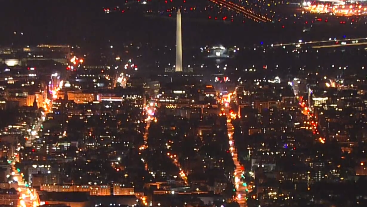 Aerial View Shows Fire and Protests Near White House – NBC4 Washington