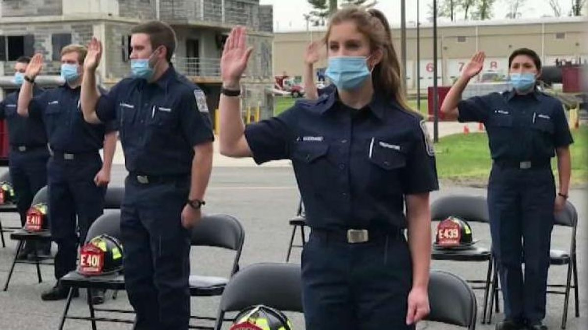Teacher, Beauty Queen Trades Classroom for Firehouse – NBC4 Washington