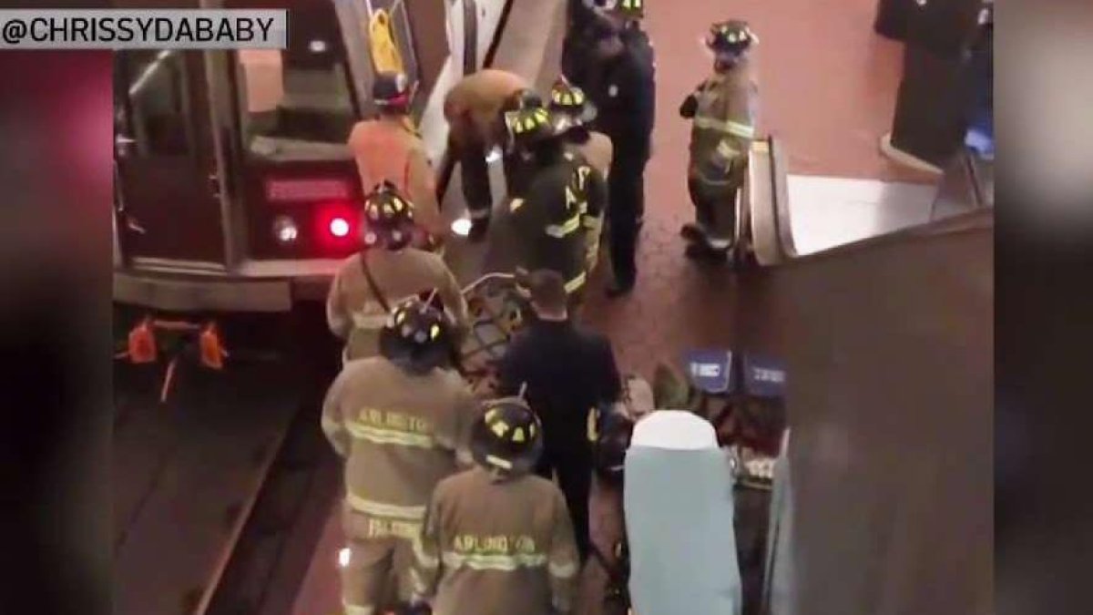 Woman Pinned Under Train at Court House Metro Station – NBC4 Washington
