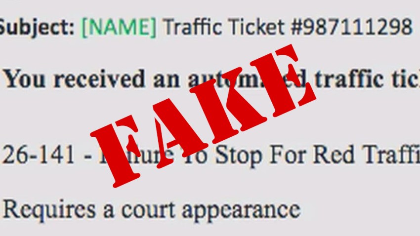 Virginia Police Warn of Fake Traffic Ticket Scam in Your Inbox – NBC4 ...