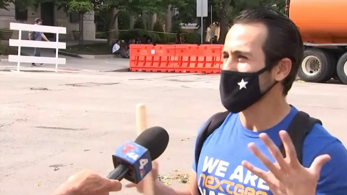 Man Out of Work Amid Pandemic Helps DC Protests by Cleaning Up – NBC4 ...