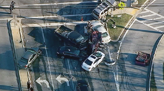 Driver Jailed After Deadly 9 Car Crash In Maryland Nbc4 Washington