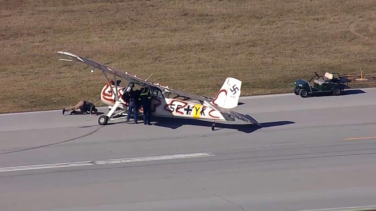 Plane With Nazi Symbols Is Damaged at Maryland Airport – NBC4 Washington