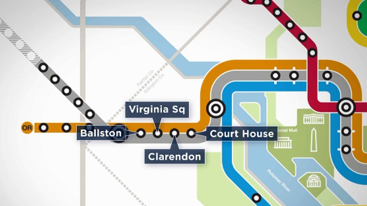 Orange, Silver Line Stations to Close Jan. 11-12 – NBC4 Washington