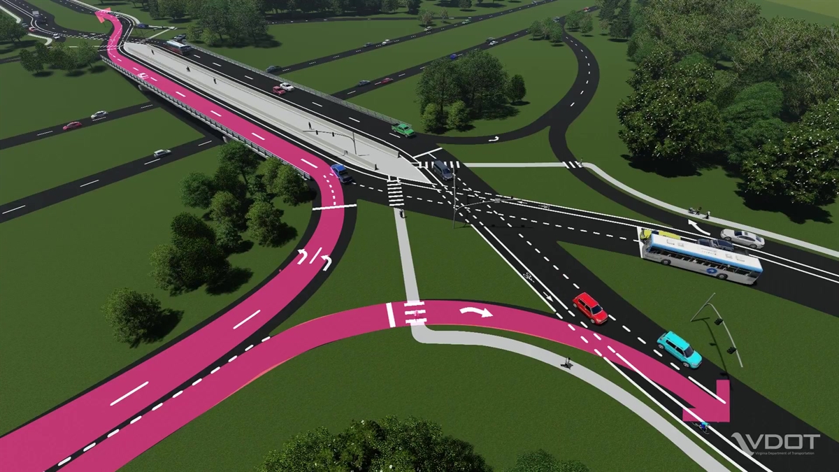 Here’s How a ‘Diverging Diamond Interchange’ Works – NBC4 Washington