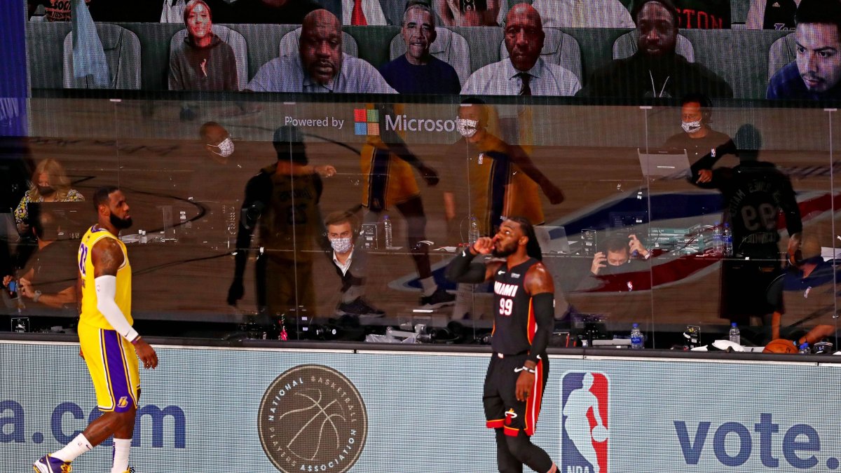 Former President Barack Obama Among Virtual Fans at NBA Finals – NBC4 ...