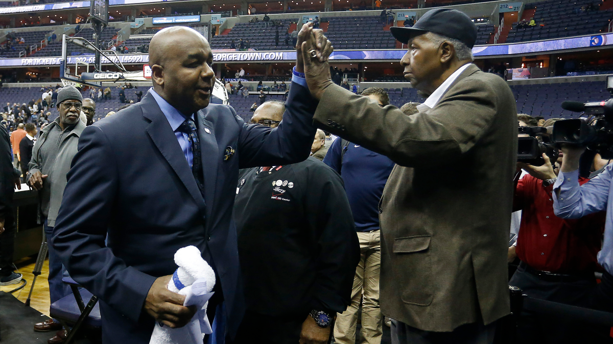 Allen Iverson, Patrick Ewing and Other Georgetown Legends Pay Respects ...