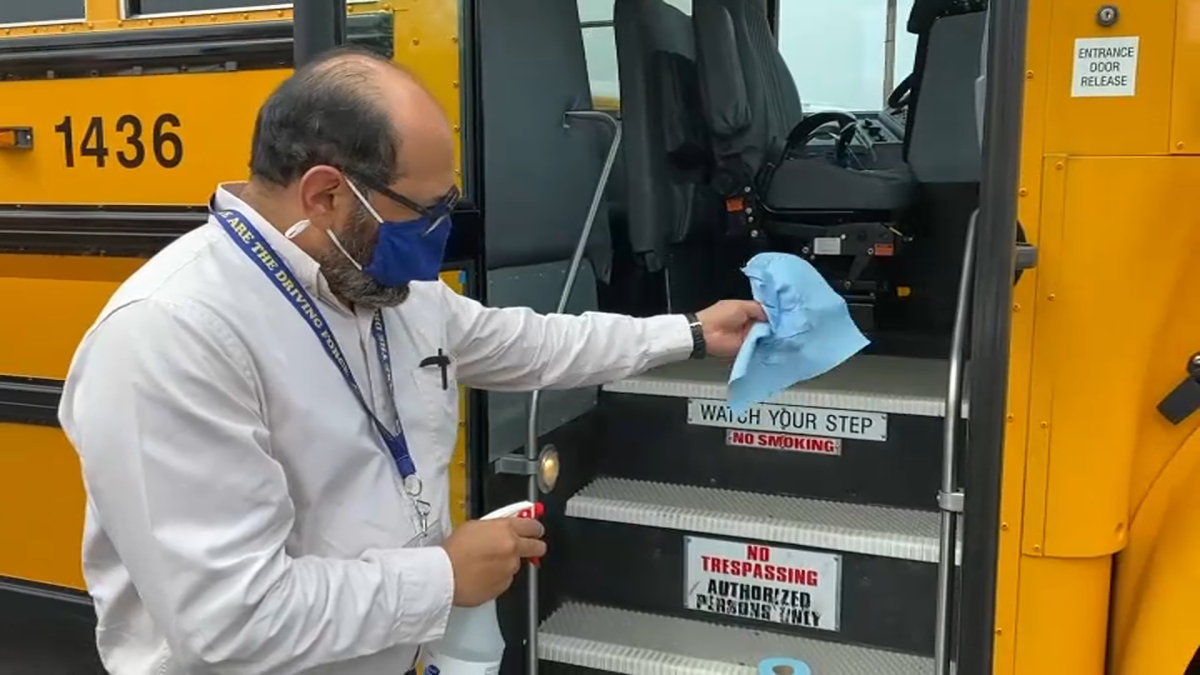 Fairfax County School Buses Prepare for In-School Learning in October ...