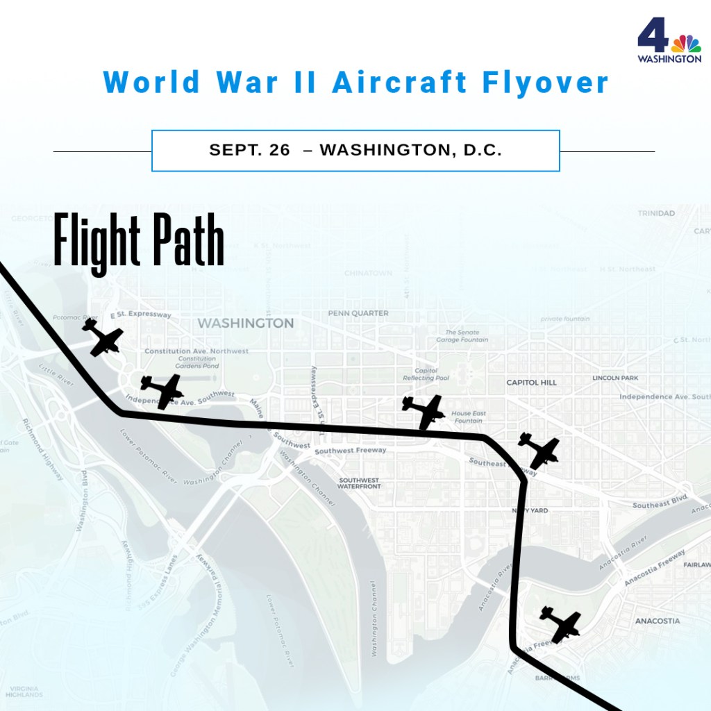 Weather Cancels World War II Plane Flyover in DC; Tribute Moves Online ...