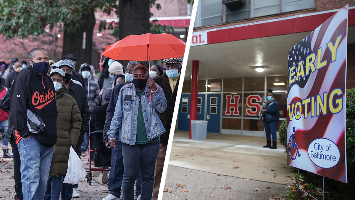 Photos: Maryland Voters Line Up to Cast Their Ballots – NBC4 Washington