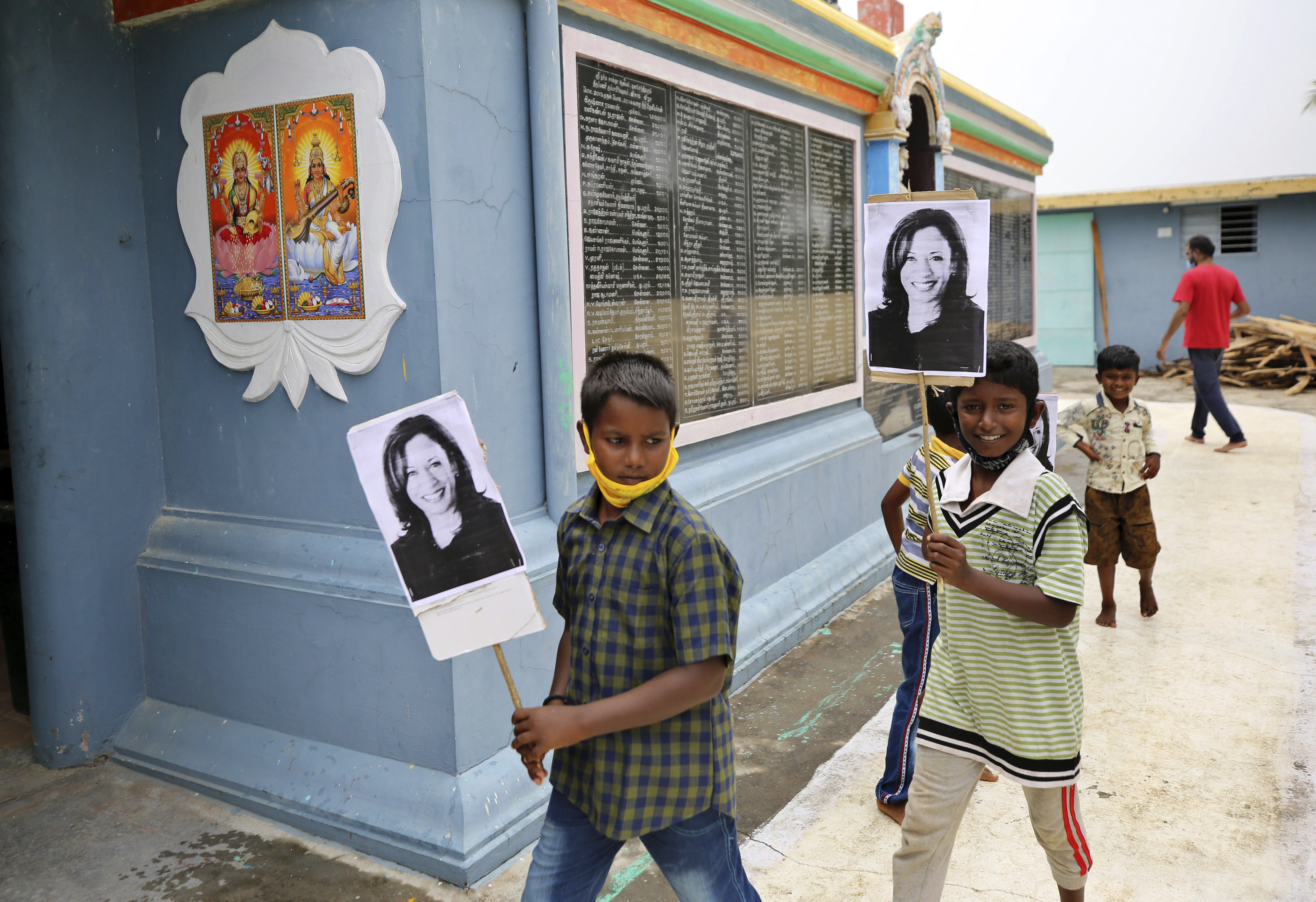 Indian Village Cheers for Harris During Swearing-In as US VP – NBC4 ...