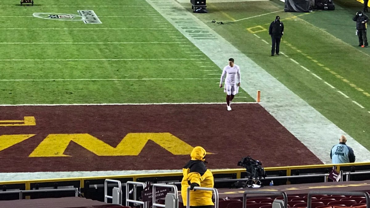 Is This the Final Picture of Ryan Kerrigan on the FedEx Field Grass ...