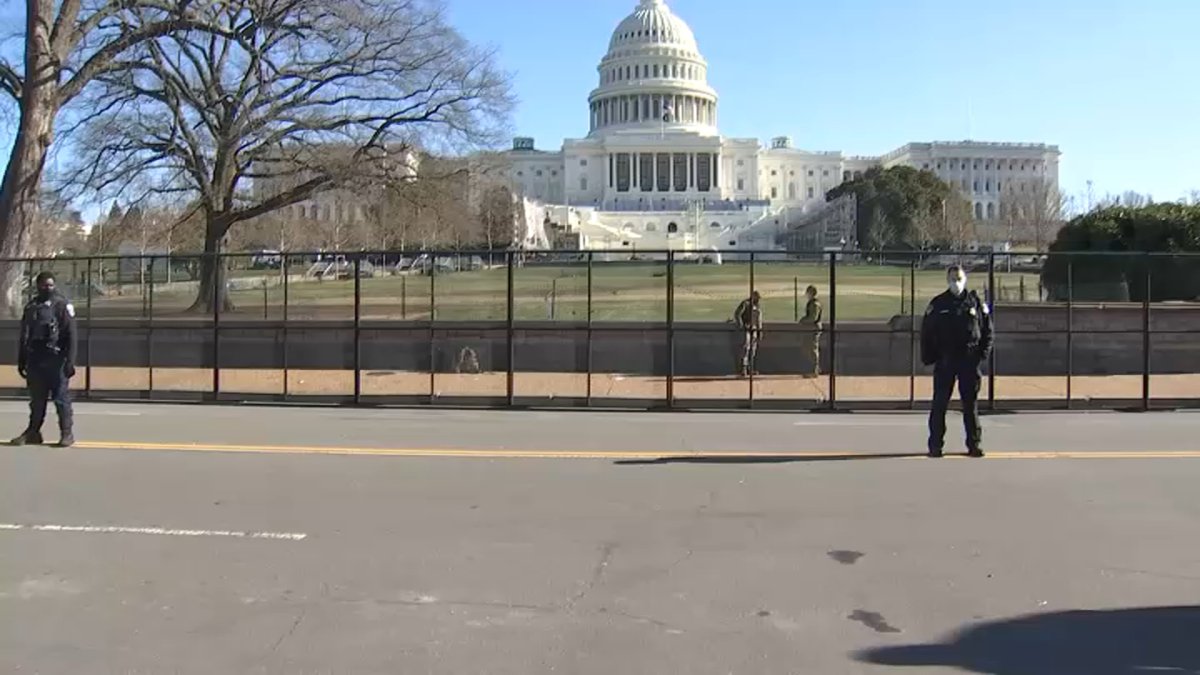 New Fence Installed Around Capitol Complex After Riots – NBC4 Washington