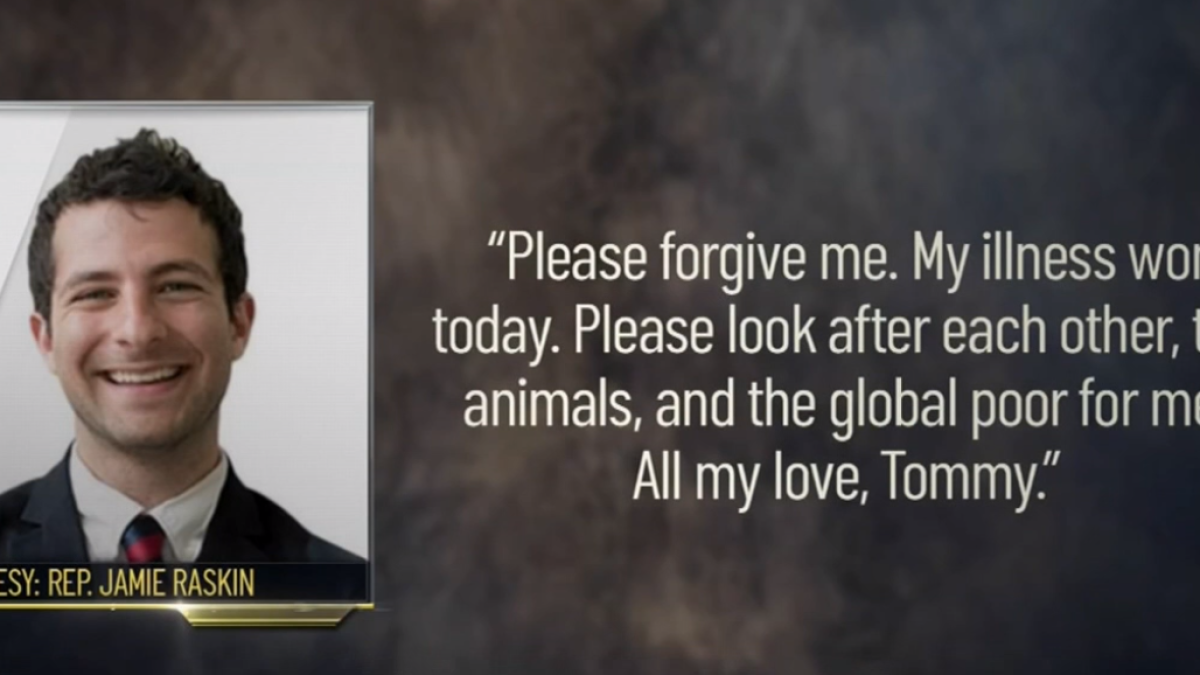 Dealing With Unexpected Loss: Congressman Jamie Raskin’s Family Issues ...