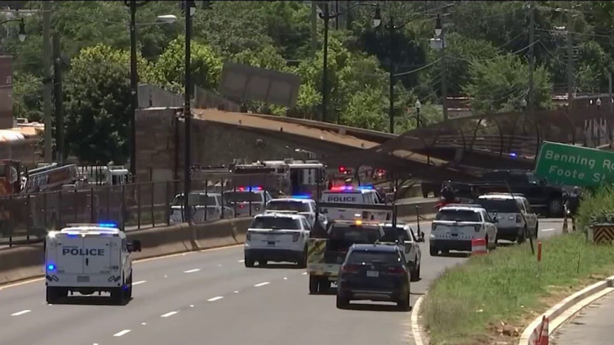 DC-295 Bridge Collapse Strands DC Neighborhoods – NBC4 Washington