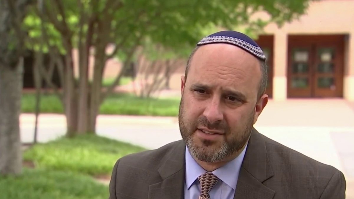 Synagogue in Potomac Has Pro-Israel Sign Cut Down – NBC4 Washington