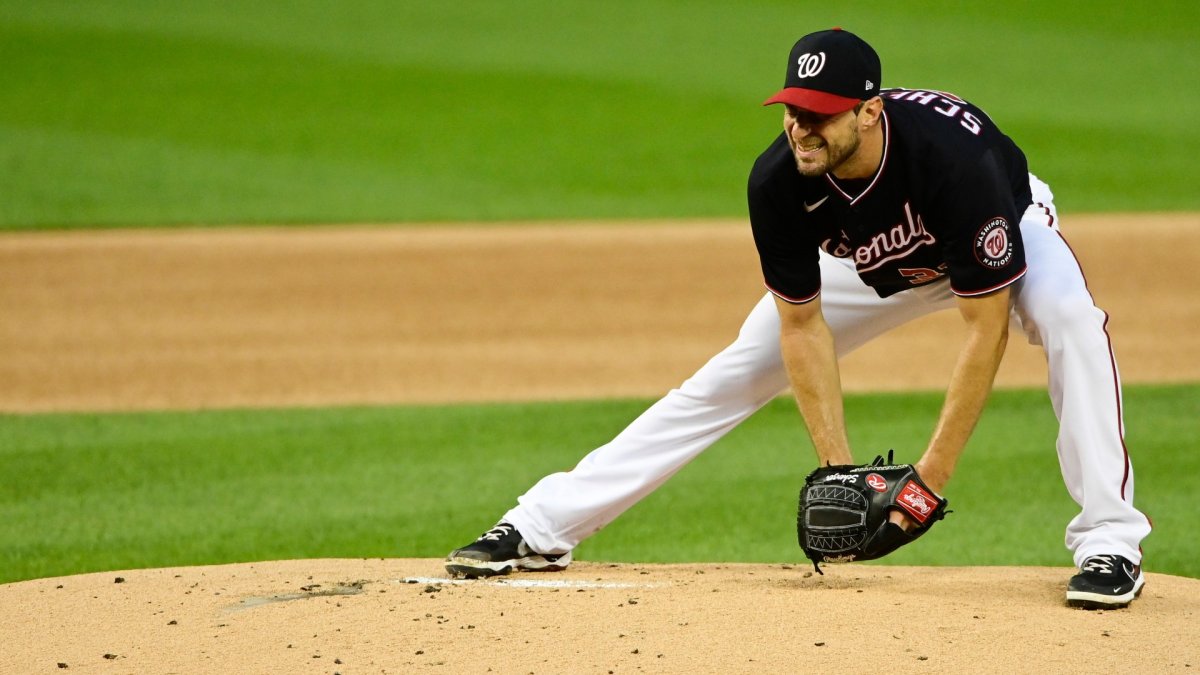 Max Scherzer Exits Game Vs. Giants With Apparent Lower-Body Injury ...