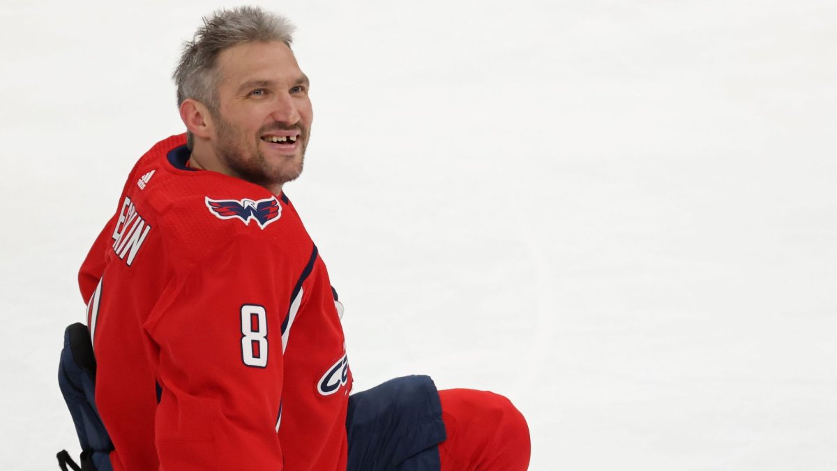 SEE IT: Alex Ovechkin Returns to Capitals’ Practice Rink All Smiles ...