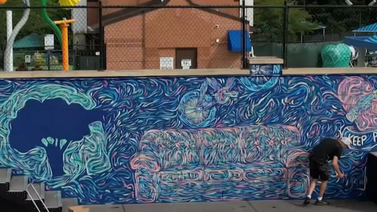 Local Artist Gives Gaithersburg Skate Park Makeover With Mural – NBC4 ...