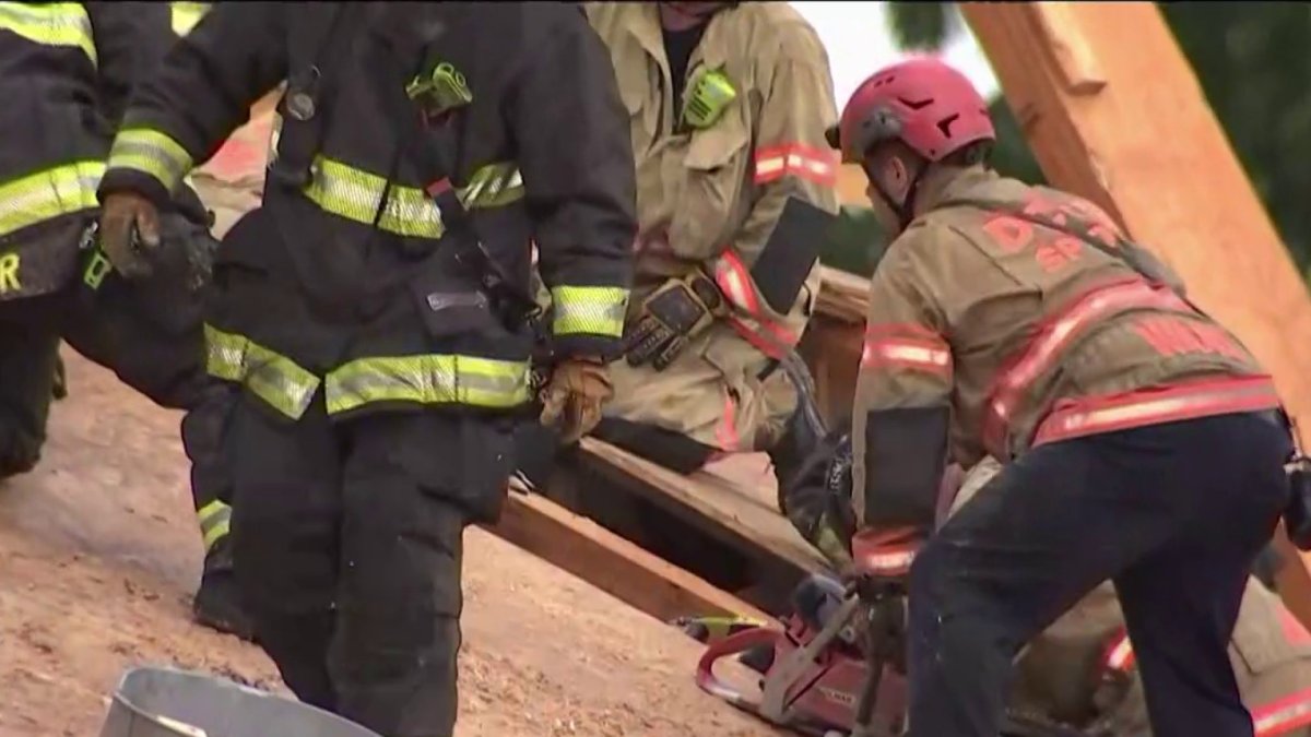 Construction Worker Trapped in Collapsed Building in NW DC – NBC4 ...