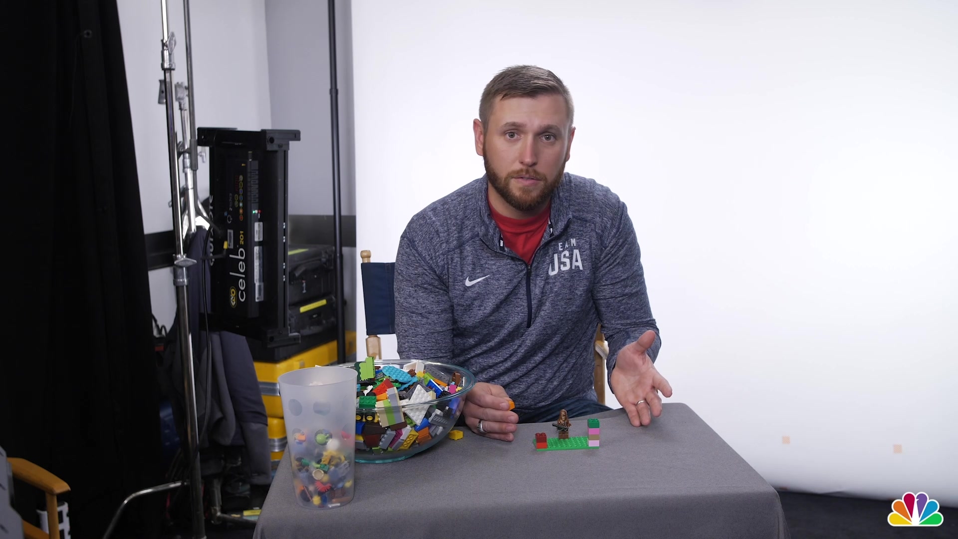 Vincent Hancock Explains Skeet Shooting With Legos – NBC4 Washington