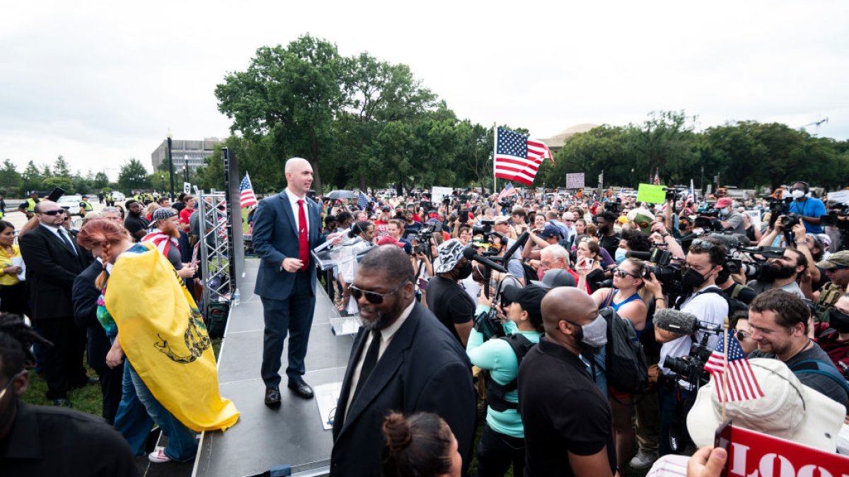 Crowd Rallies in DC to Support Insurrectionists; 1 Arrested – NBC4 ...