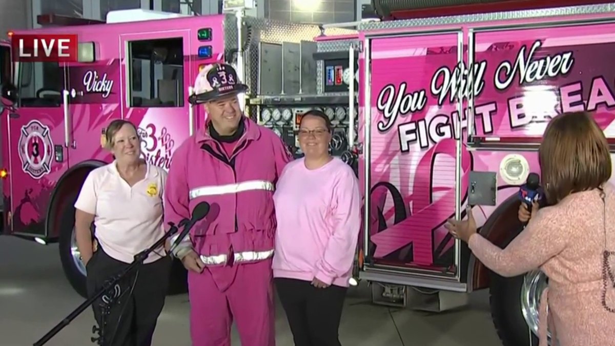 Maryland’s Pink Fireman Unveils Pink Firetruck for Breast Cancer ...