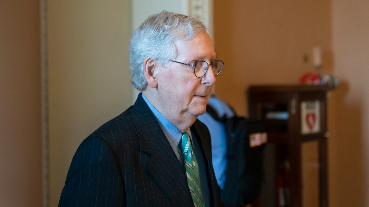 Mitch McConnell Suffered Concussion in Fall at DC Hotel – NBC4 Washington