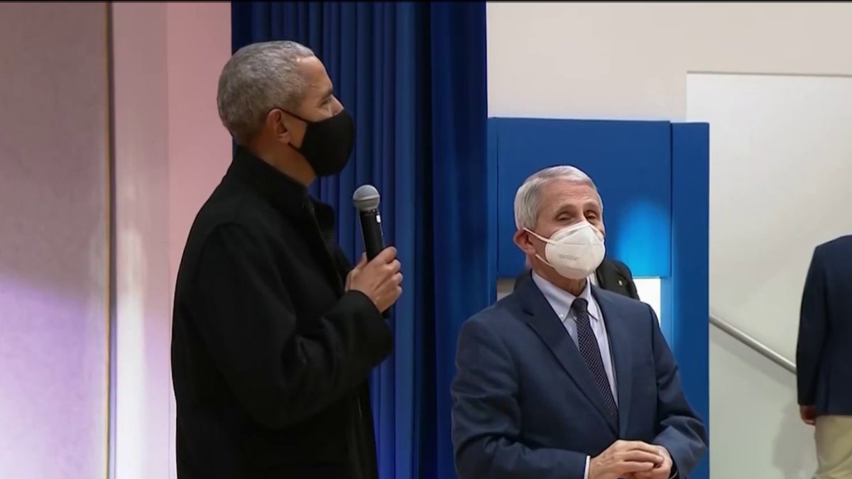 Obama, Fauci Make Surprise Vaccination Visit to DC School – NBC4 Washington
