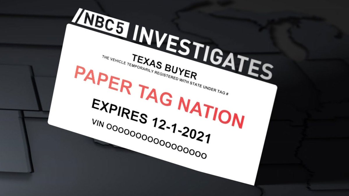 Black Market Texas Paper License Tags a $200M Criminal Enterprise ...