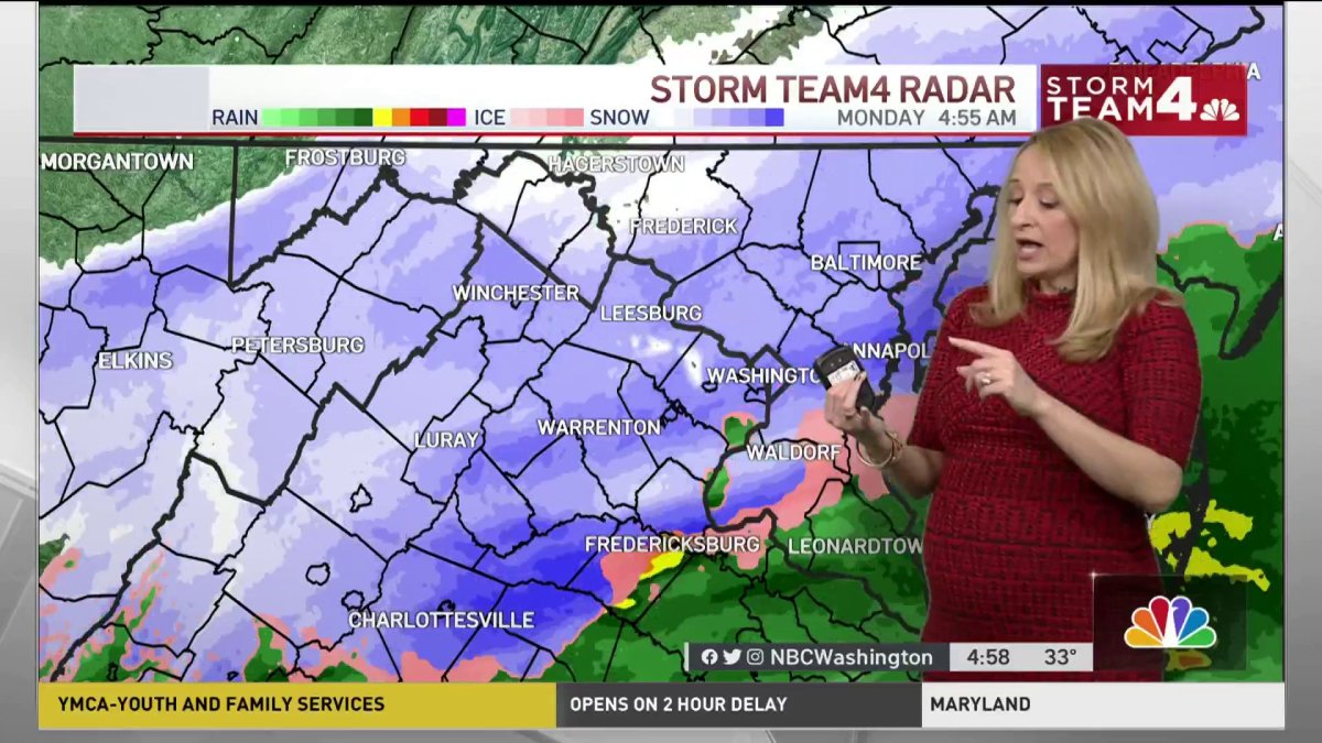 Weather Alert: Major Snowstorm Hitting DC Area Monday – NBC4 Washington