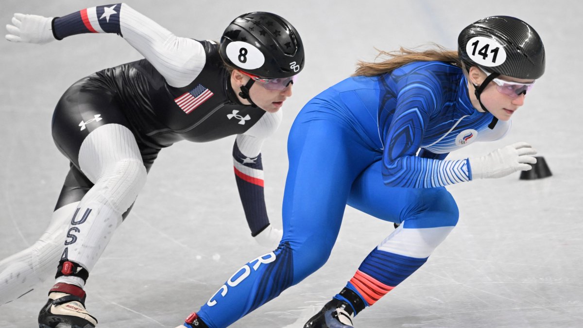 Team USA’s Kristen Santos Wins Short Track Heat Race – NBC4 Washington