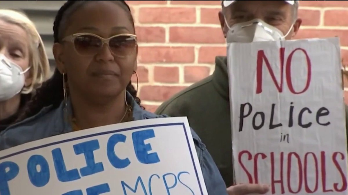 Vigil Held for Police-Free Schools in Montgomery County – NBC4 Washington
