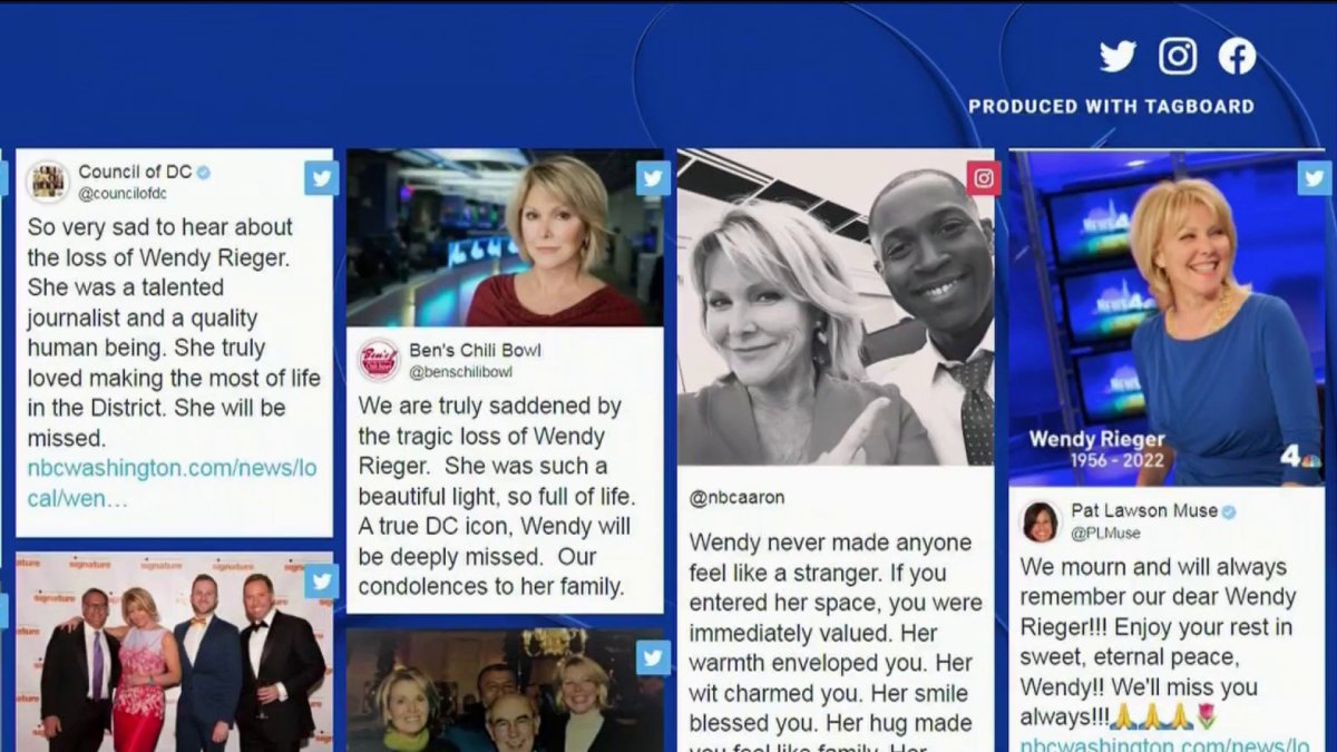 Loving Tributes to News4’s Wendy Rieger Pour in on Social Media – NBC4 ...
