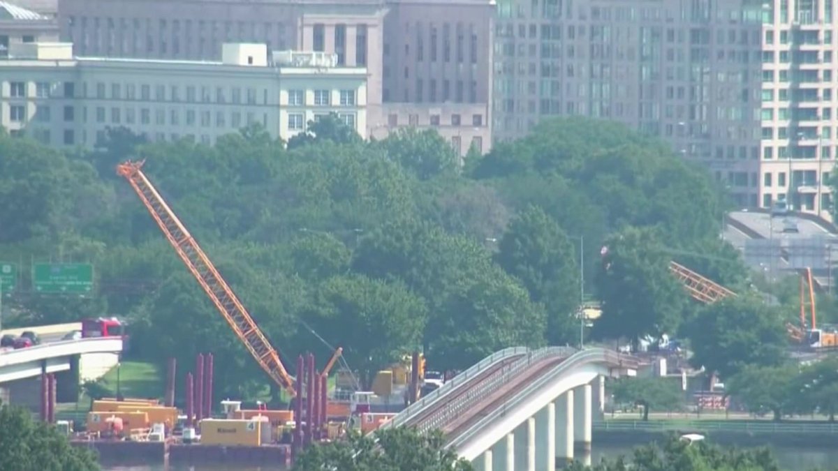 Yellow Line Bridge Over Potomac to Close for Repairs – NBC4 Washington