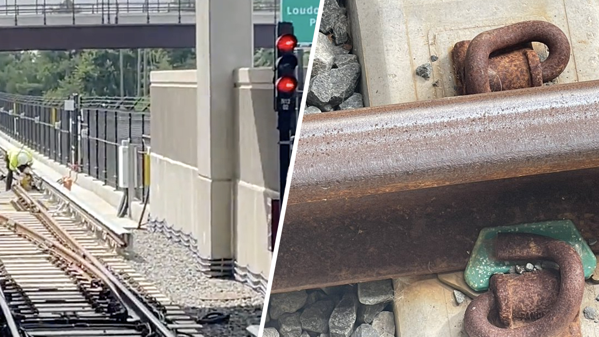 Rust on Silver Line Rails Delays Metro Safety Drill in Ashburn – NBC4 ...