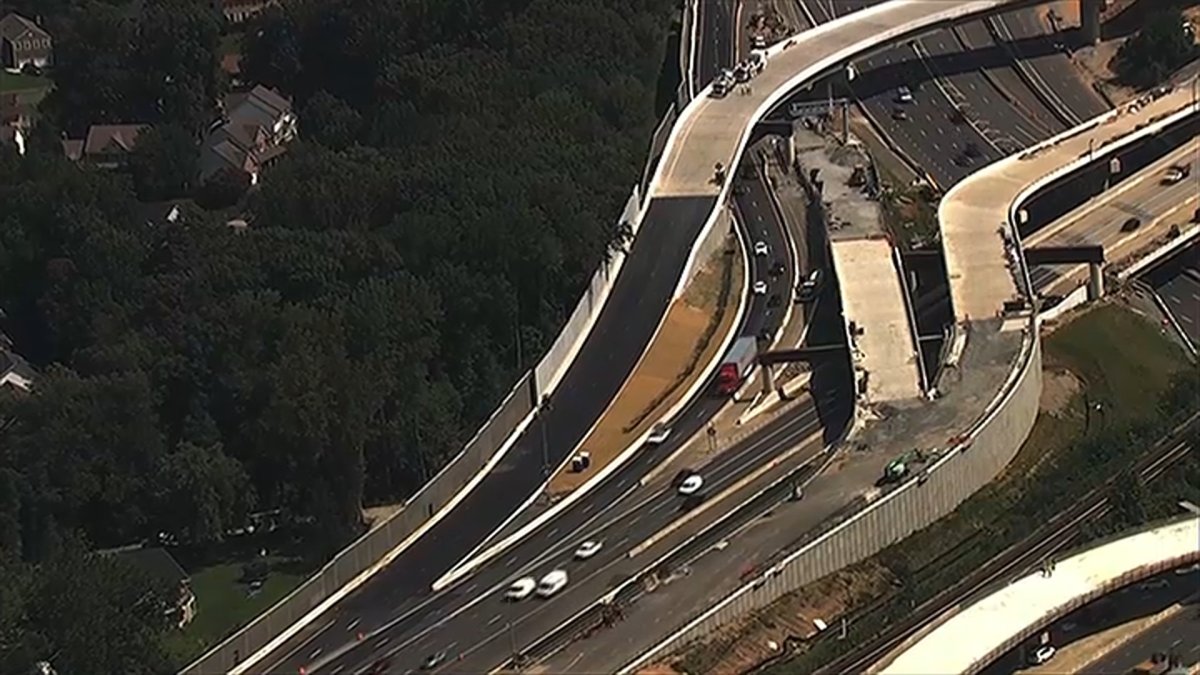 New Flyover Ramp Opening From I-495 North to I-66 West – NBC4 Washington