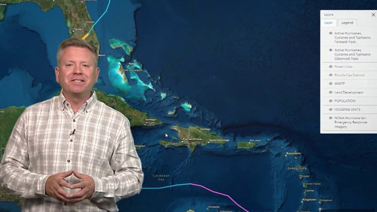 How GIS Mapping Shows Hurricane Ian’s Impact on Florida – NBC4 Washington