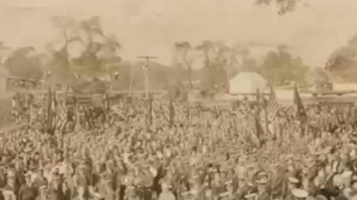 Crowd Gathers to Recreate Dedication Photo of Crain Highway on ...