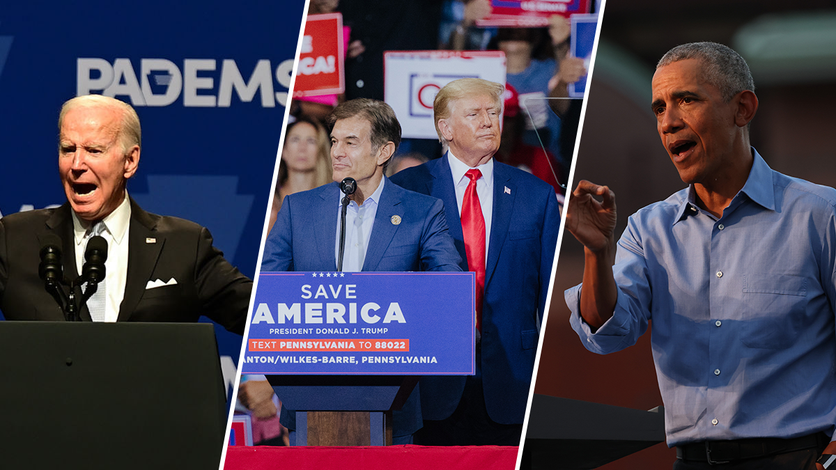 Biden, Obama, and Trump Hold Rallies in Pa. Ahead of Midterm Elections ...