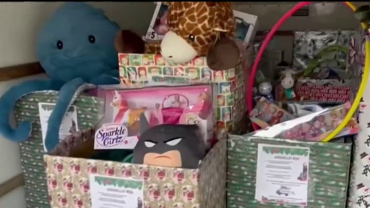 10-Year-Old Leads Drive to Collect 20+ Bins of New Toys – NBC4 Washington
