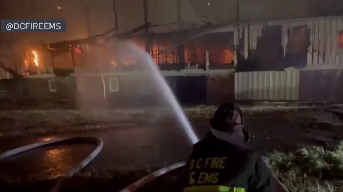 Abandoned Barn Catches Fire at Old St. Elizabeths Hospital Campus ...