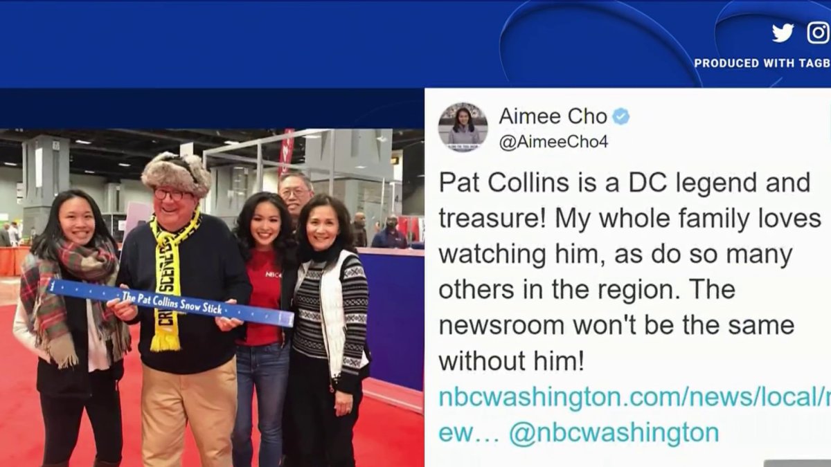 Social Media Reacts to DC ‘Legend’ Pat Collins Retiring – NBC4 Washington