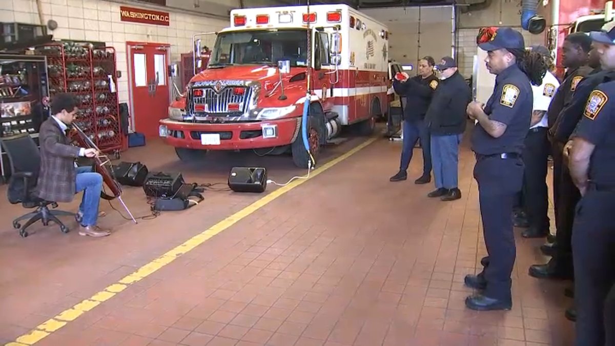 Hit-and-Run Survivor Plays Cello for His First Responders – NBC4 Washington