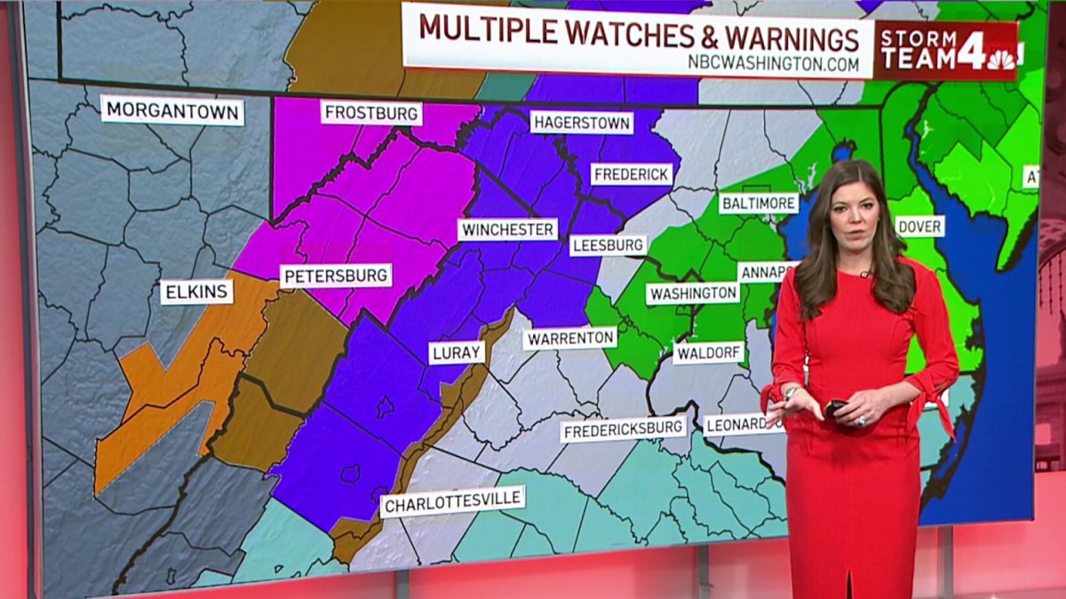 Midday Forecast: Dec. 22, 2022 – NBC4 Washington